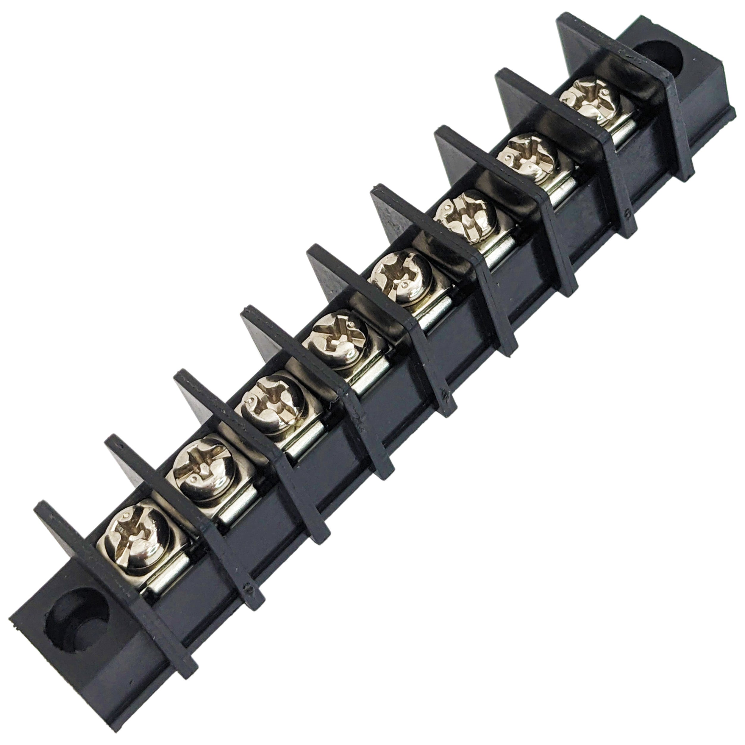 8 Position Terminal Barrier Strip with Mounting Ears, PC Type, 0.375 ...