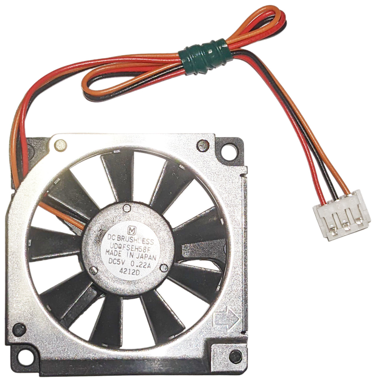 Mini DC Fan 45mm 5V .22A with 3-Pin Connector (UDQFSEH58F ...