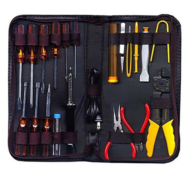 21 Piece Tool Set for Computers / Electronics - Includes Soldering Iro ...