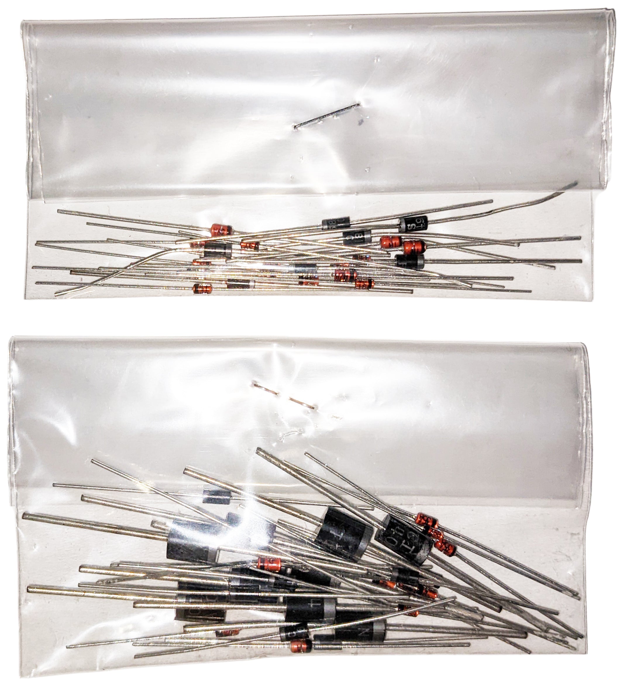 50 Piece Diode Assortment - 1 amp, 3 amp and 6 amp Devices - General P ...