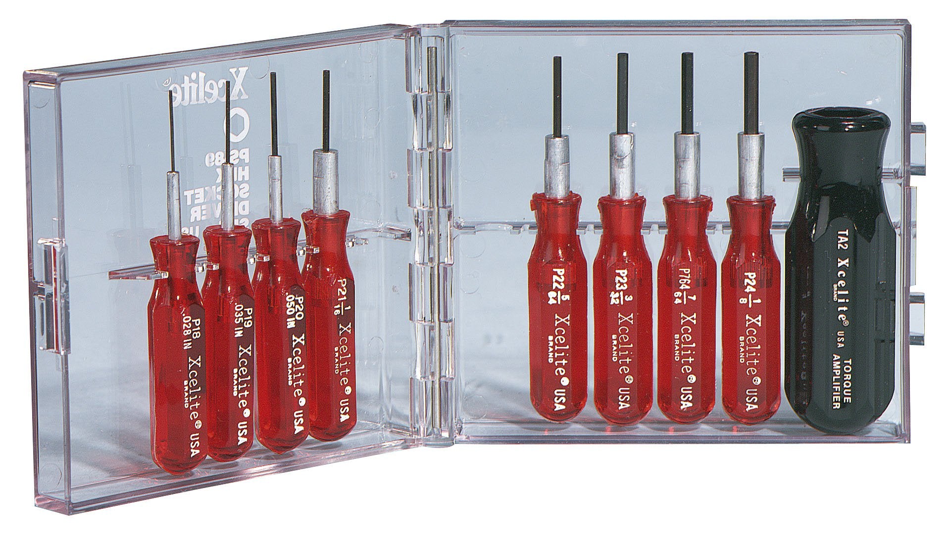 Xcelite 9-Piece Compact Hex Socket Screwdriver Set (PS89) – SciencePurchase
