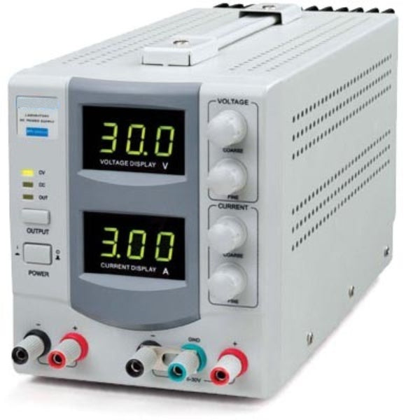 Dual Output DC Power Supply, 0-30V, 0-5A, 5V Fixed @ 1A – SciencePurchase