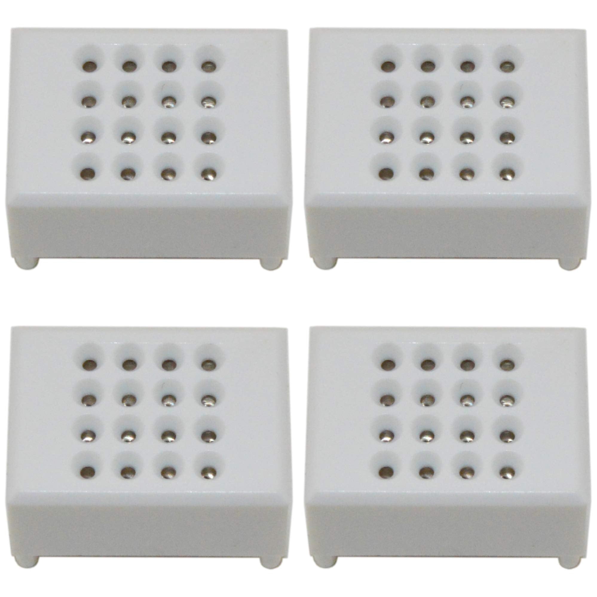 4 Pack of Quad Contact Point Blocks - Measures .5" x .37", Tie Points ...