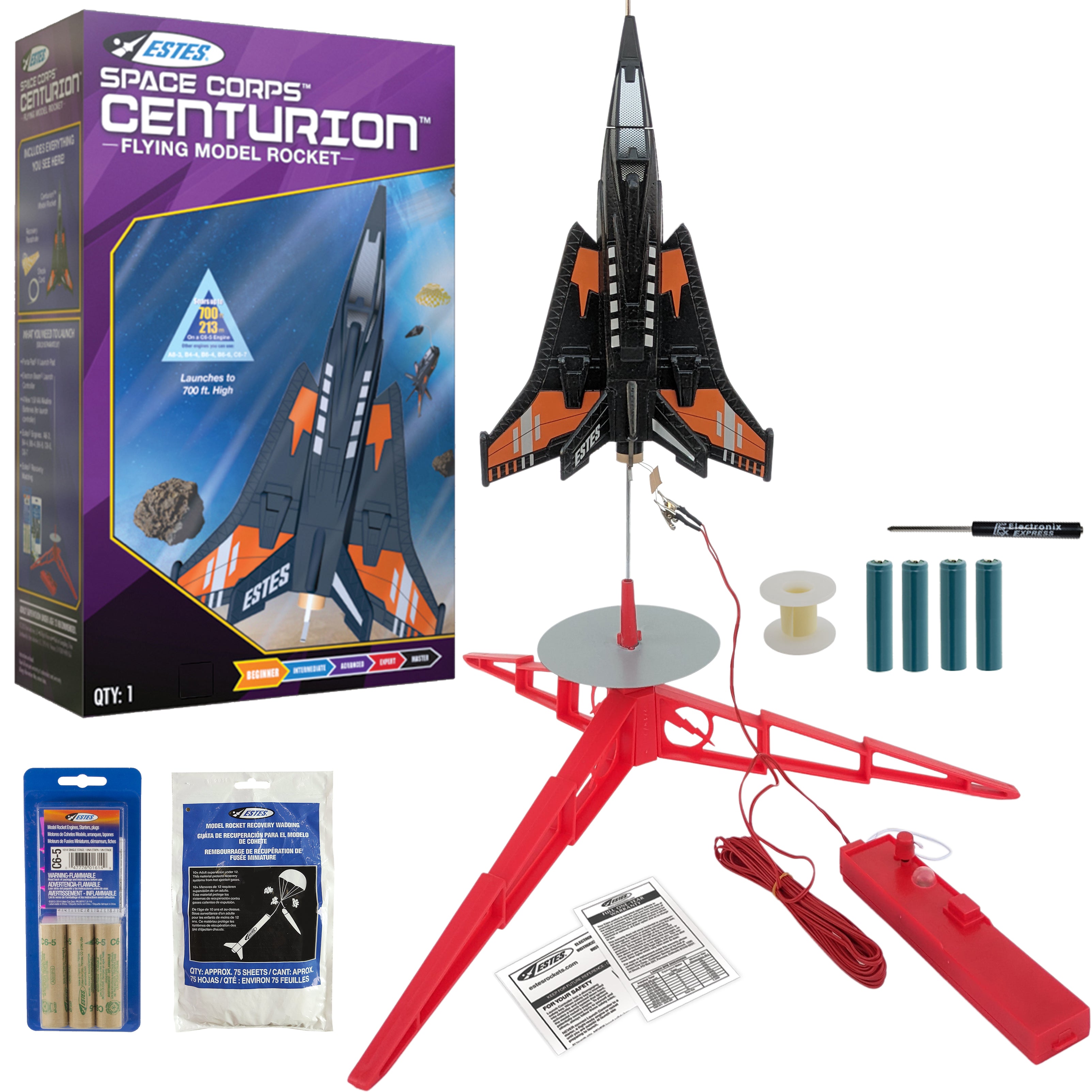 Estes Space Corps Centurion Model Rocket Starter Set - Includes Rocket ...