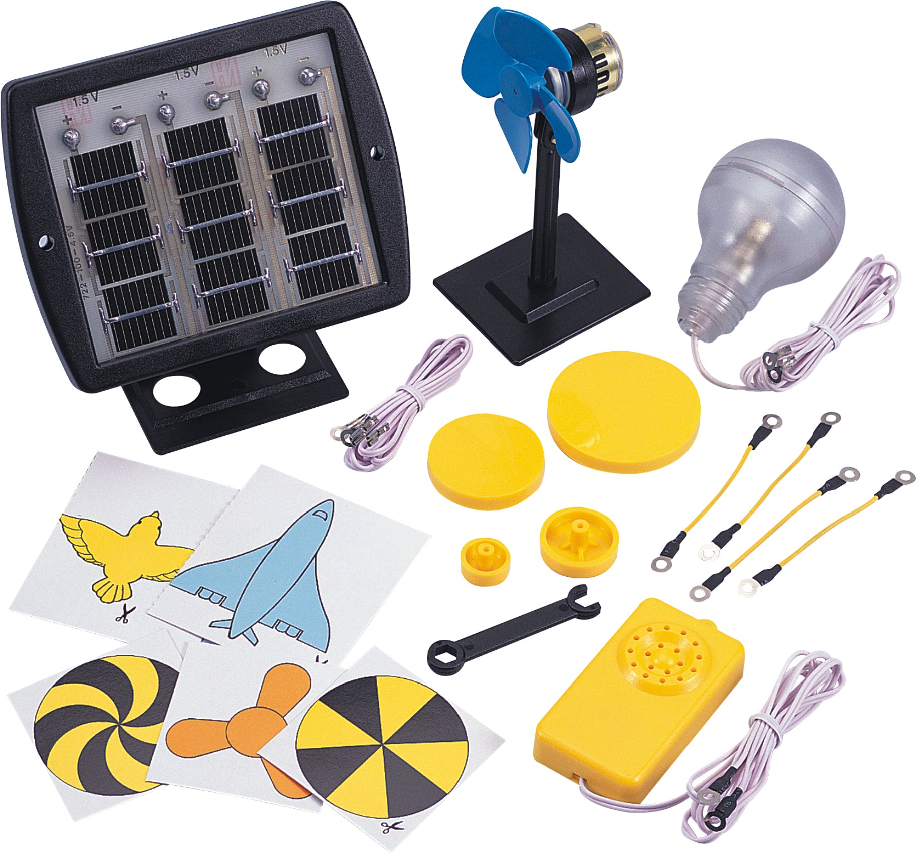 Educational Solar Energy Science Project Kit with Solar Panel, Motor ...