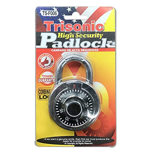 Trisonic High Security Rotary Combination Padlock | Dial Number Code L ...