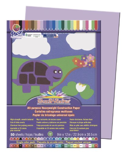 Pacon Lilac 9" x 12" Construction Paper, 50 Sheets (7103) – SciencePurchase