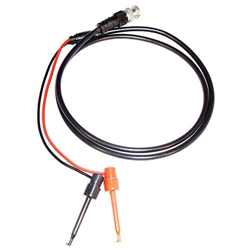 BNC to IC Test Hook Lead, 60" Long Coax and 18" Long Connecting Wires ...