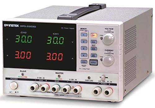 Instek GPD-3303D 195W Triple-Output Programmable Linear DC Power Suppl ...
