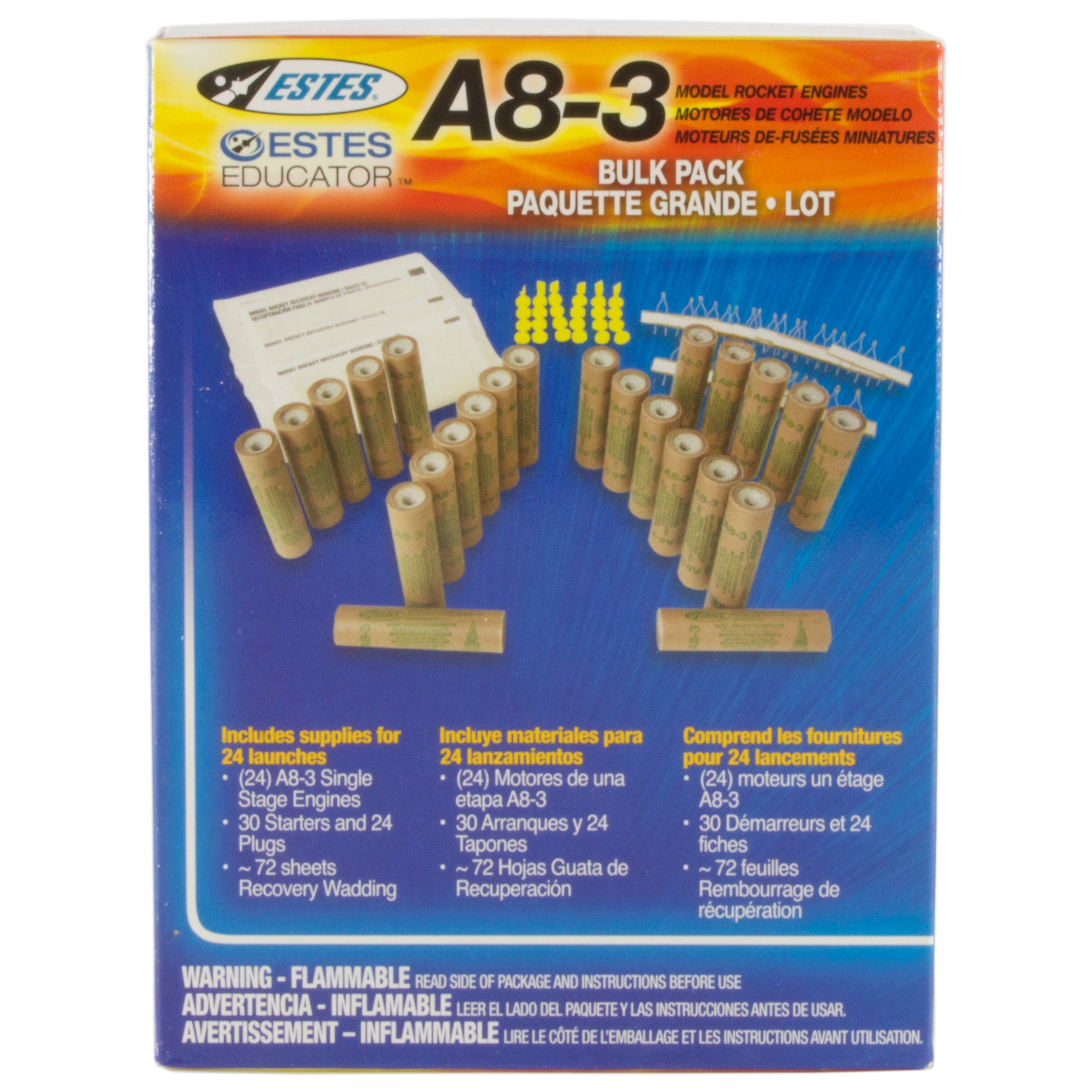 Estes A8-3 Engine Bulk Pack (24 Engines) – SciencePurchase