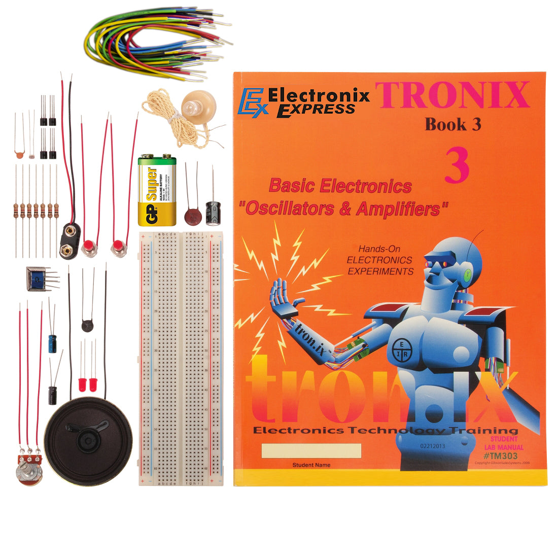 Tronix 3 Complete Lab - Basic Electronics Oscillators and Amplifiers L ...