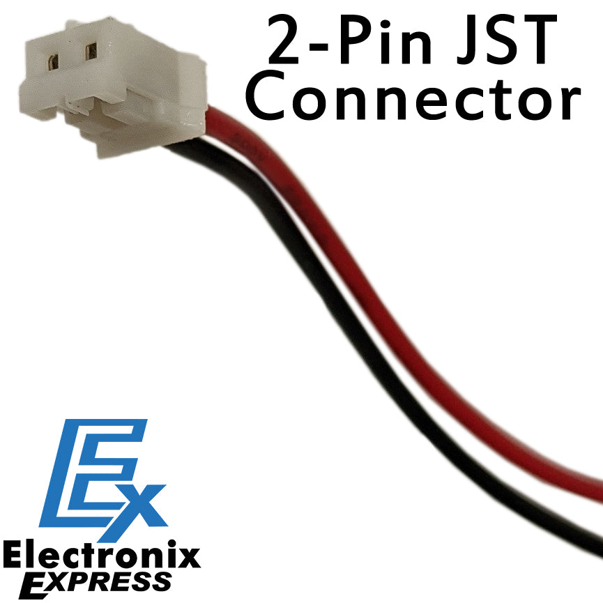 AA Battery Holder with Cover and JST Connector (Holds 2 AA Batteries ...